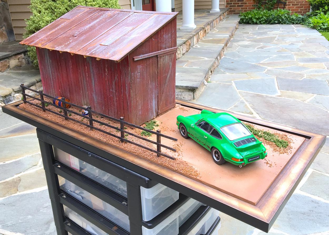 Back to the Future Barn Find: Telling a story by diorama | The Porsche ...