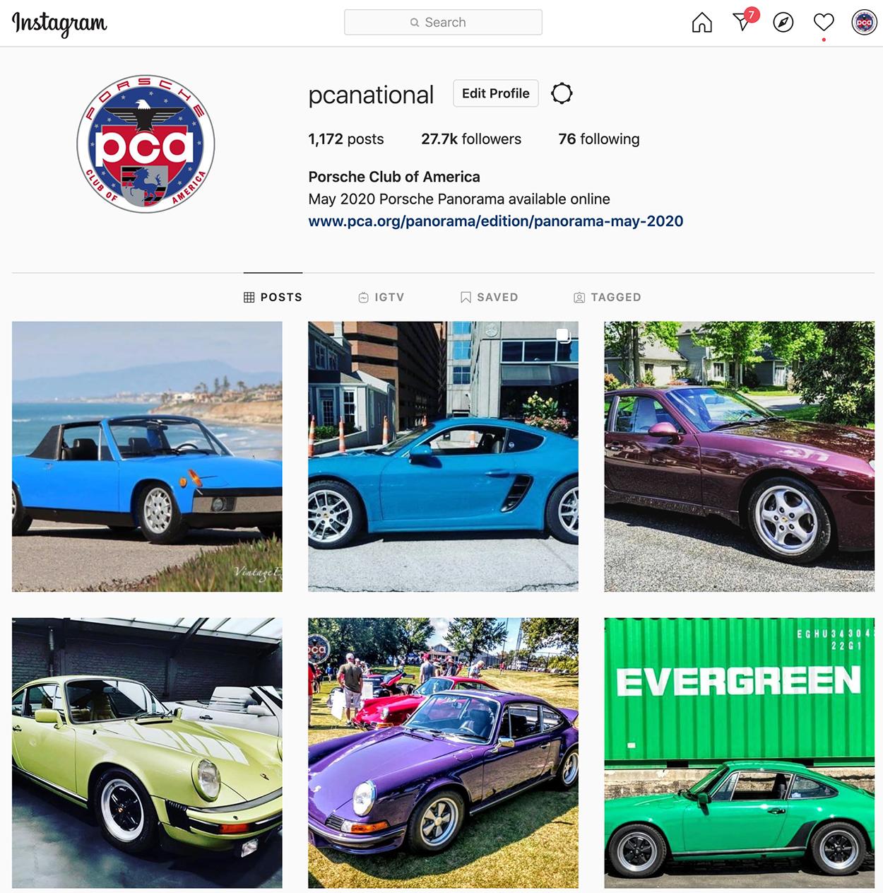 PCA celebrates its tenth year on social media | The Porsche Club of America