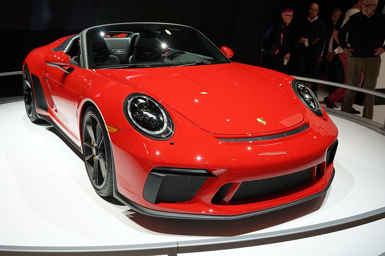 Porsche debuts new 911 Speedster with GT3 flat-six at NY Auto Show [w ...
